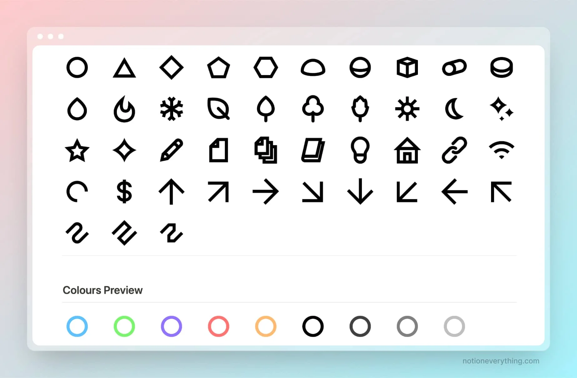 Notion icons: 15 FREE icon libraries for Notion